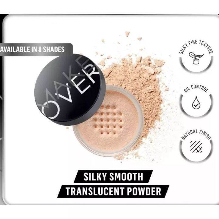 Make Over Silky Smooth Translucent Powder 35gr | Lazada Indonesia