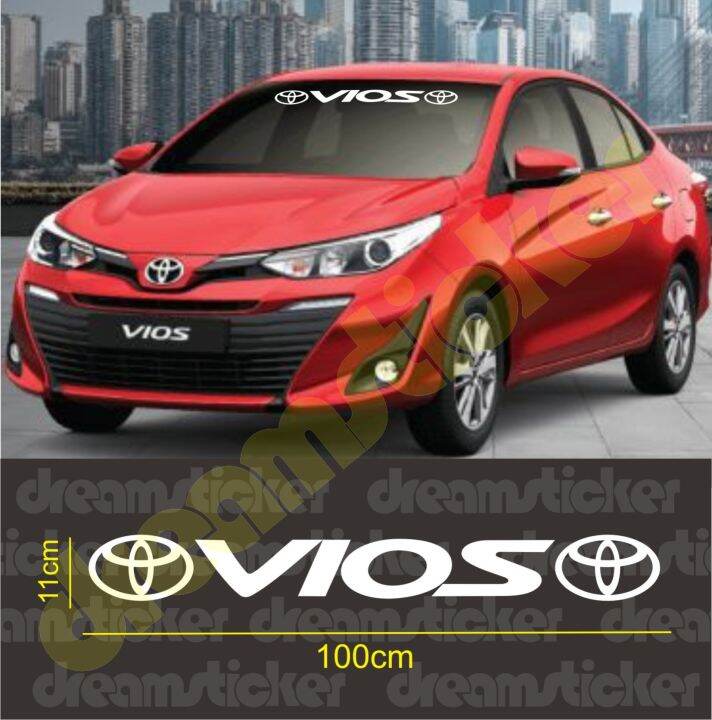Sticker Stiker Toyota Vios Windshield | Lazada Indonesia