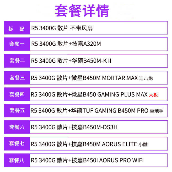 Ruilong AMD R5 MSI G CPU R3 G R5 G B450m Motherboard CPU Set | Lazada PH