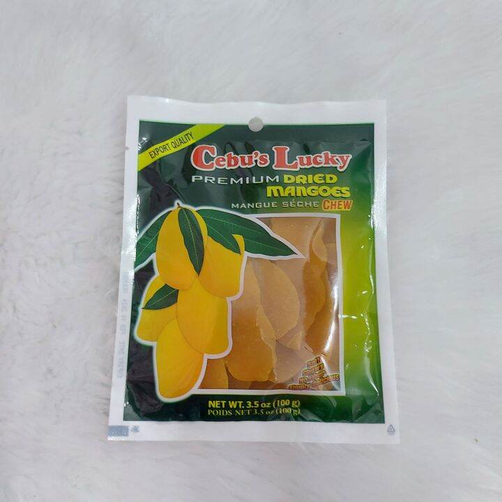 Cebu's Lucky Premium Dried Mangoes 100g | Lazada PH