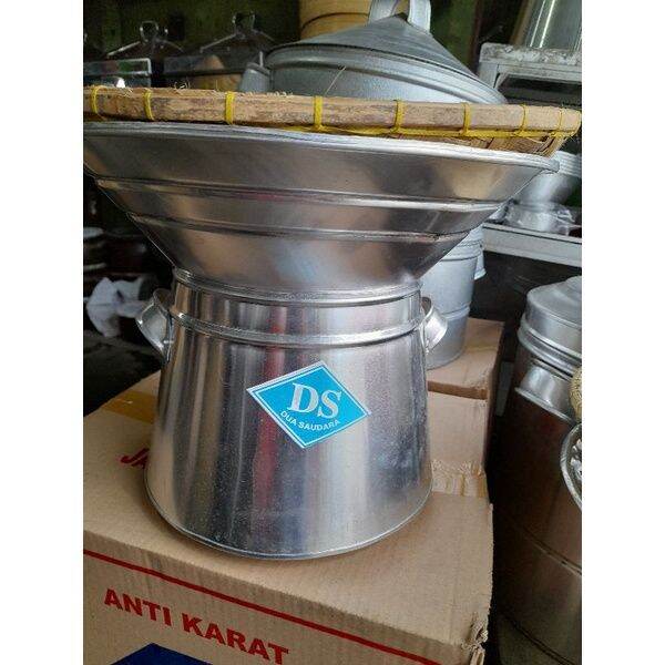 seeng dandang almunium+ kukusan bambu | Lazada Indonesia