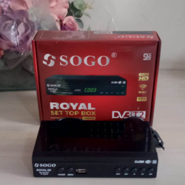SET TOP BOX TV DIGITAL SOGO STB TV DIGITAL HANYA PAKAI ANTENA UHF BIASA | Lazada Indonesia