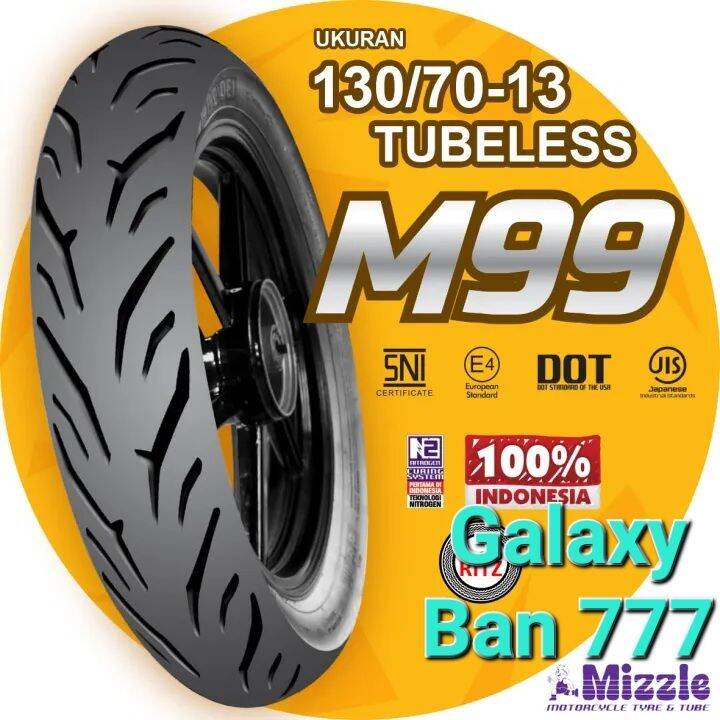 Ban Motor Mizzle 100/90-12 ( M99 ) Tubeless Matic Scoopy Vespa Freego ...