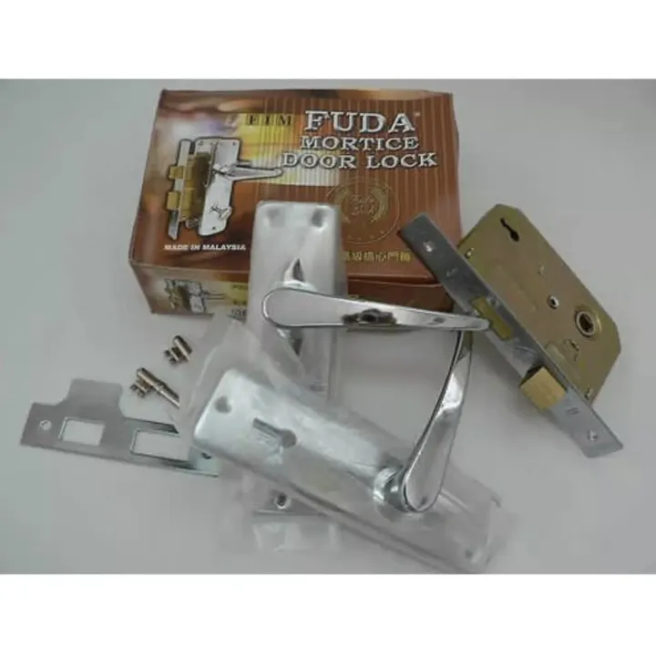 Fuda Lock 202 mortice lock 2-Level Mortise Grill Door 2 Lever Kunci ...