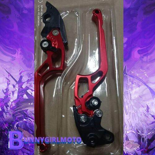 BRAKE LEVER CLICK 125I RED FOR MOTORCYCLE :BM: | Lazada PH