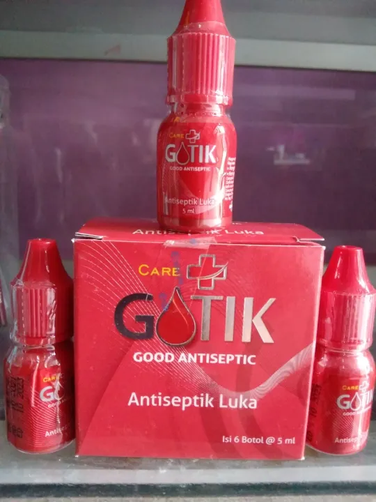 GOTIK ANTISEPTIC/SARIAWAN/SAKIT GIGI/LUKA JATUH/INFEKSI LUKA | Lazada ...
