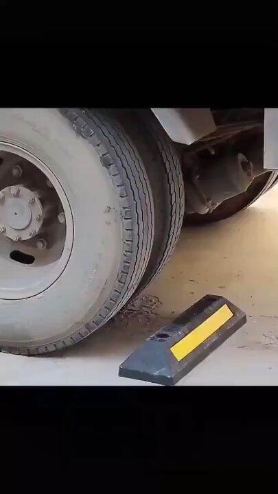 Reflective parking sign, rubber parking block package 2, parking block ...