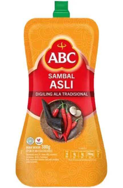 Saus Abc sambal asli pouch 380gr | Lazada Indonesia
