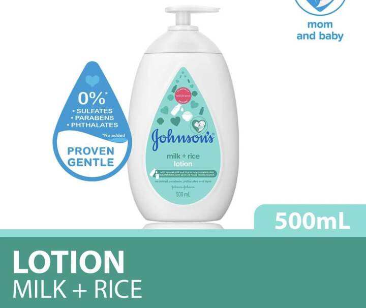 Johnson Baby Milk Rice Baby Lotion 500ml (exp: 2026) | Lazada
