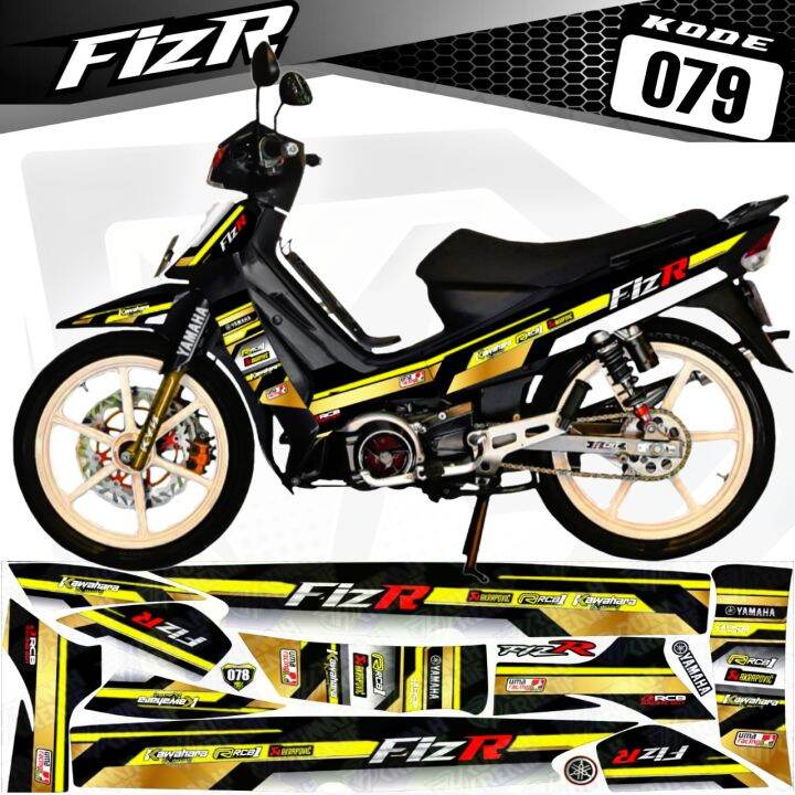 Decal Sticker Striping Variasi F1ZR 110 2 Tak /Variasi Yamaha F1zr ...