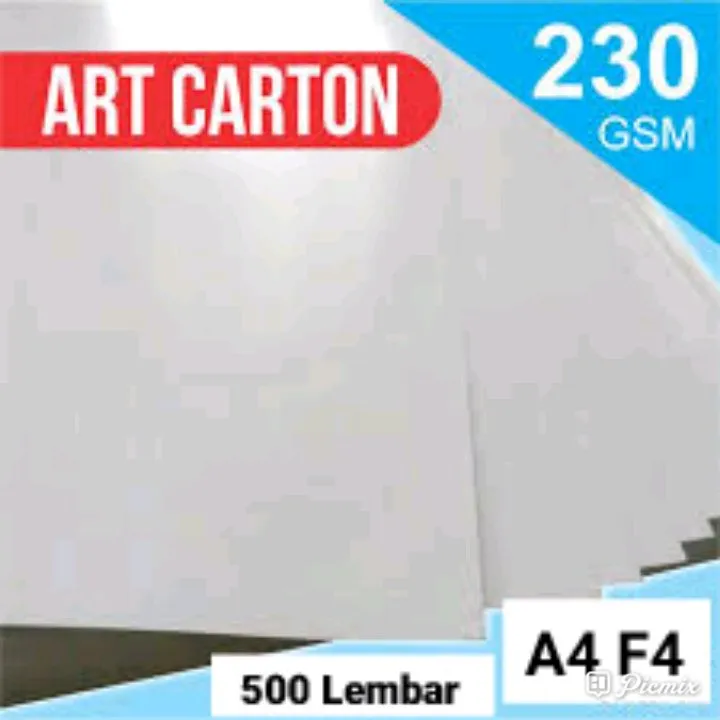 Kertas Art Cartoon/Artpaper 230gsm A4 F4 isi 500 Lembar | Lazada Indonesia