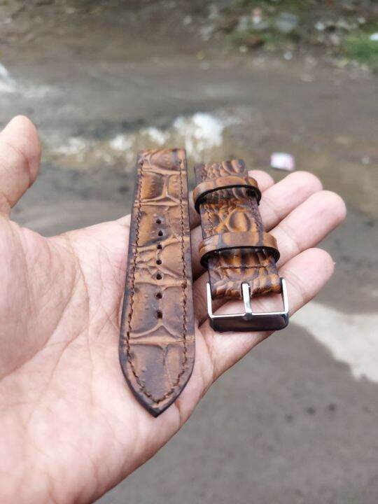 Tali jam kulit sapi asli garansi 1 tahun penuh | Lazada Indonesia