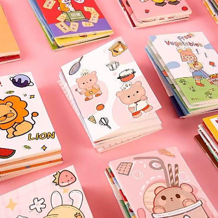 Cute little notebook office supplies notepad student stationery ...
