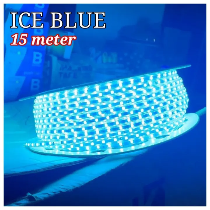 LEDSTRIP ICE BLUE 15 METER SIAP PAKAI LAMPU SELANG | Lazada Indonesia