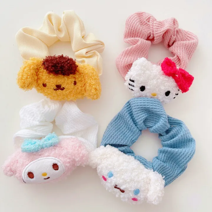 Korean Cartoon Cute Doll Puppet Large Intestine Hair Ring Ins Japanese ...