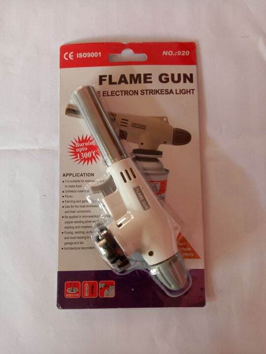 kepala gas torch kaleng tabung portebel flame gun las api pematik gun ...