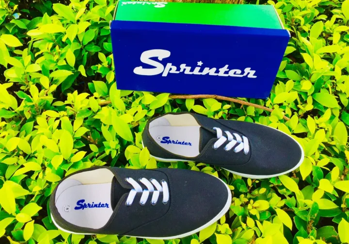 Sprinter Shoes 687 Men Black and white shoes | Lazada PH