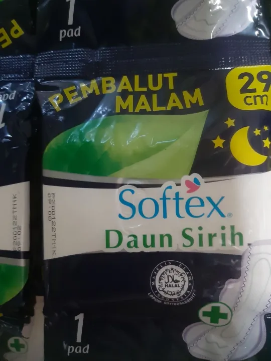 softex daun sirih pembalut malam 29 cm x 5 sachet | Lazada Indonesia