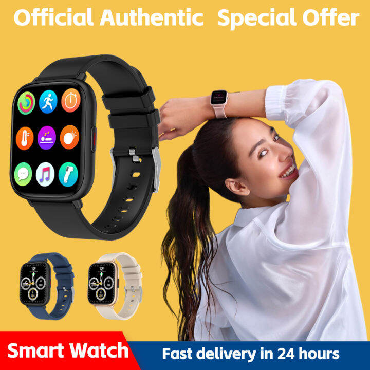 Original Smart Watch For Men Women Fitness Tracker Waterproof 1.85 Inch Display Sport Body ...