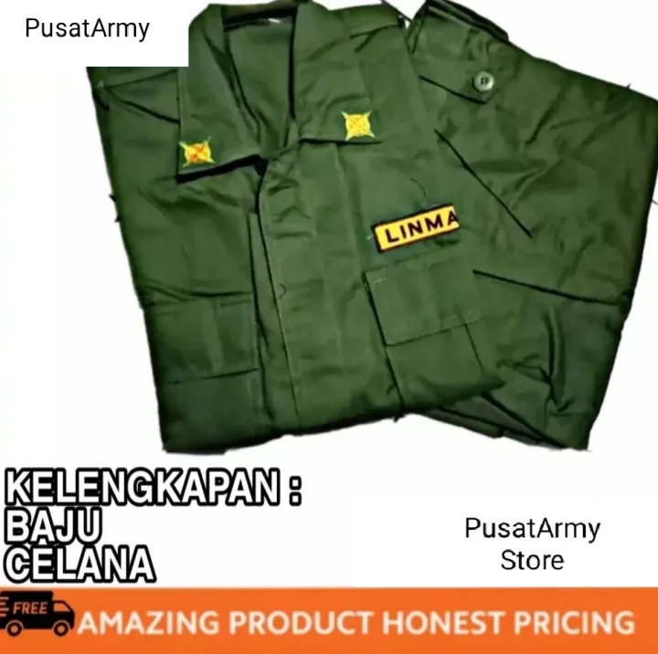 seragam Linmas Seragam lapangan satu stel seragam pdl linmas SERAGAM ...