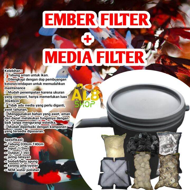 ember filter kolam ikan | Lazada Indonesia