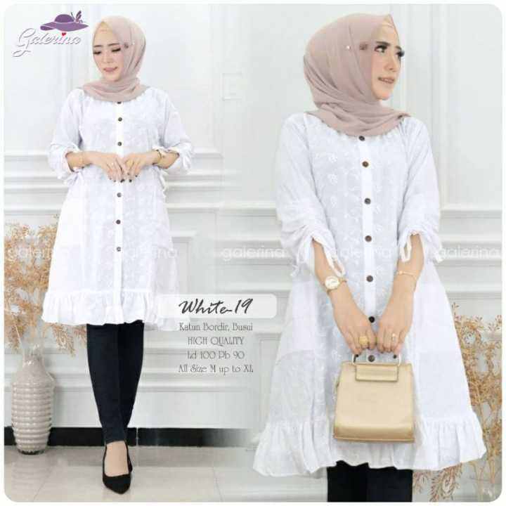 TUNIK WHITE BAJU WANITA PUTIH | Lazada Indonesia