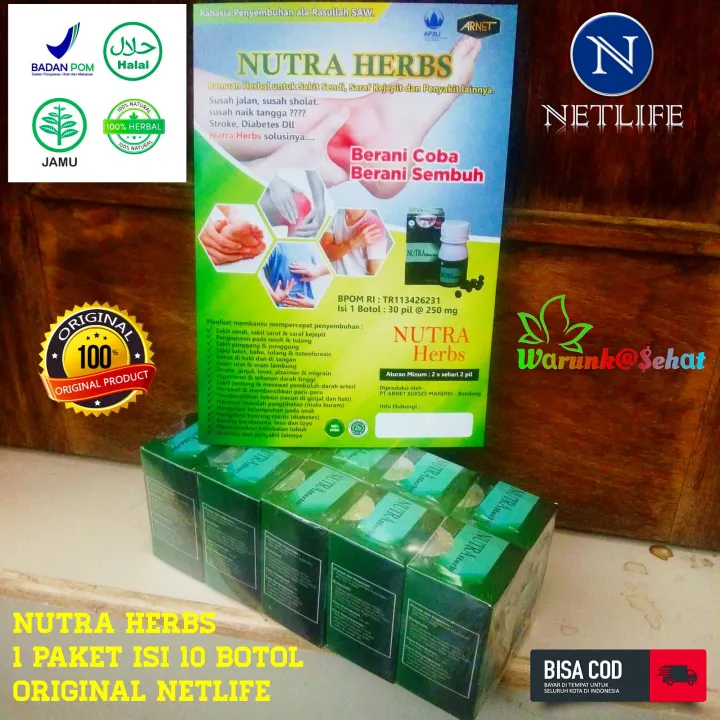 PIL HITAM AJAIB NUTRA HERBS ORIGINAL 1 PAKET ISI 10 BOTOL / MENGATASI ...