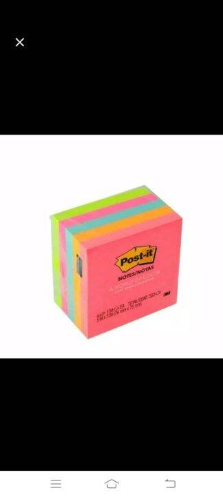 Post it warna warni 3M 654 | Lazada Indonesia