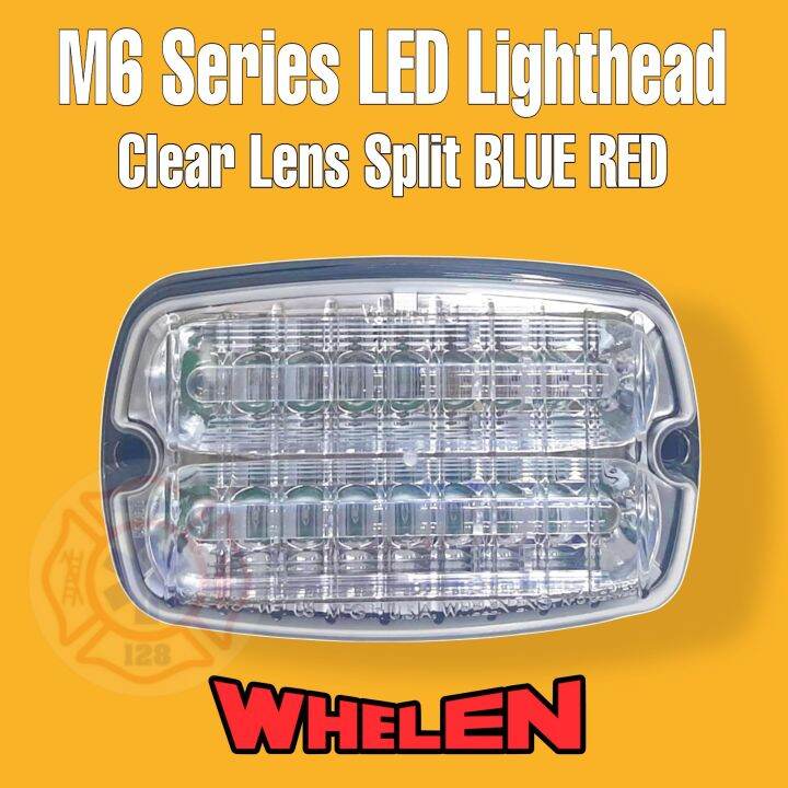 Lighthead-LED M6 Series Clear Lens Split BLUE RED | Lazada PH