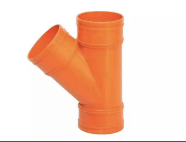 pvc pipe fittings wye orange 2x2 3x3 4x4 3x2 4x2 4x3 | Lazada PH