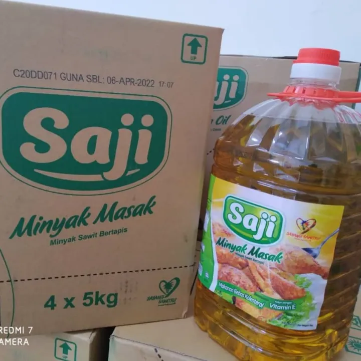 MINYAK MASAK SAJI 5KG X 4BTL | Lazada