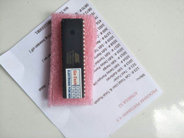 IC ATMEGA 32A - Ic program untuk pom mini pertamini | Lazada Indonesia
