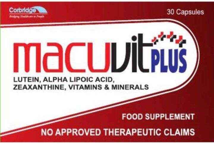 Macuvit Plus Eye Vitamins Macular Degeneration & Diabetic Retinopathy ...
