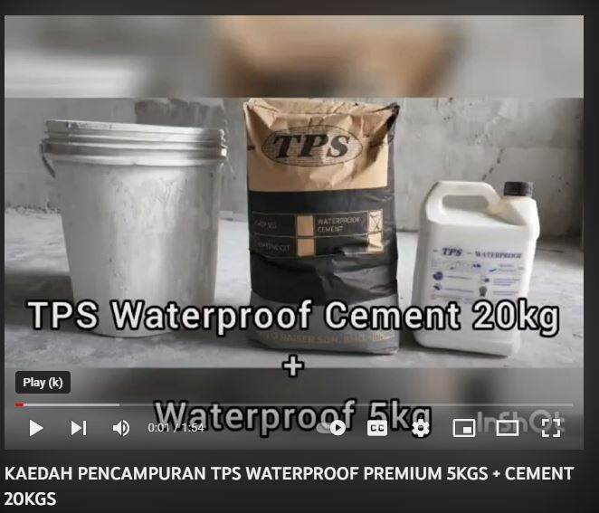 General Cementitious waterproofing polymer-modified flexible TPS ...