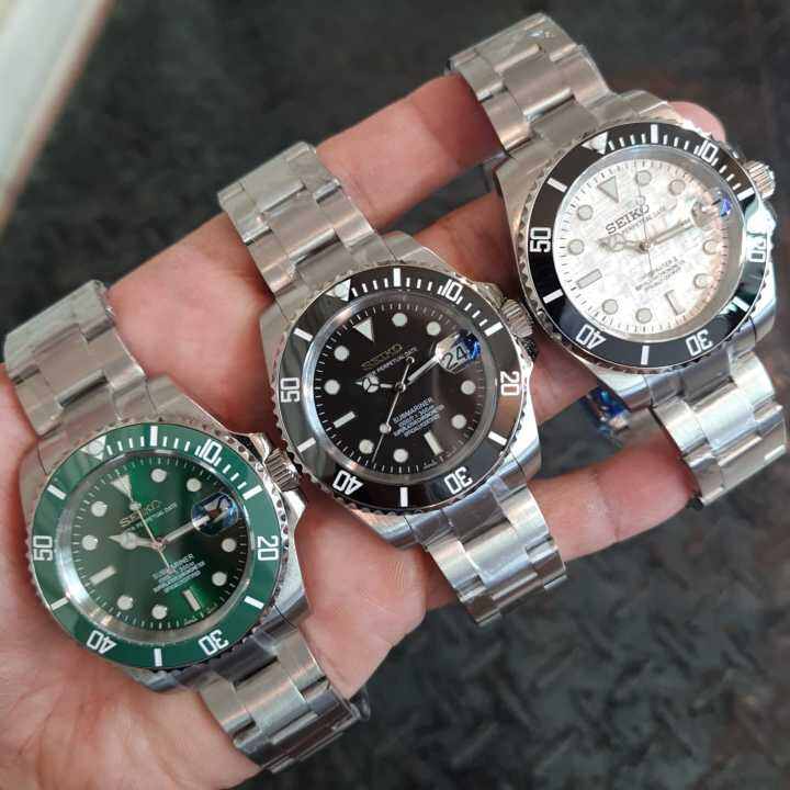 Jam tangan Pria Automatic SEIKO Mod Custom Cal NH35A Original fullset ...