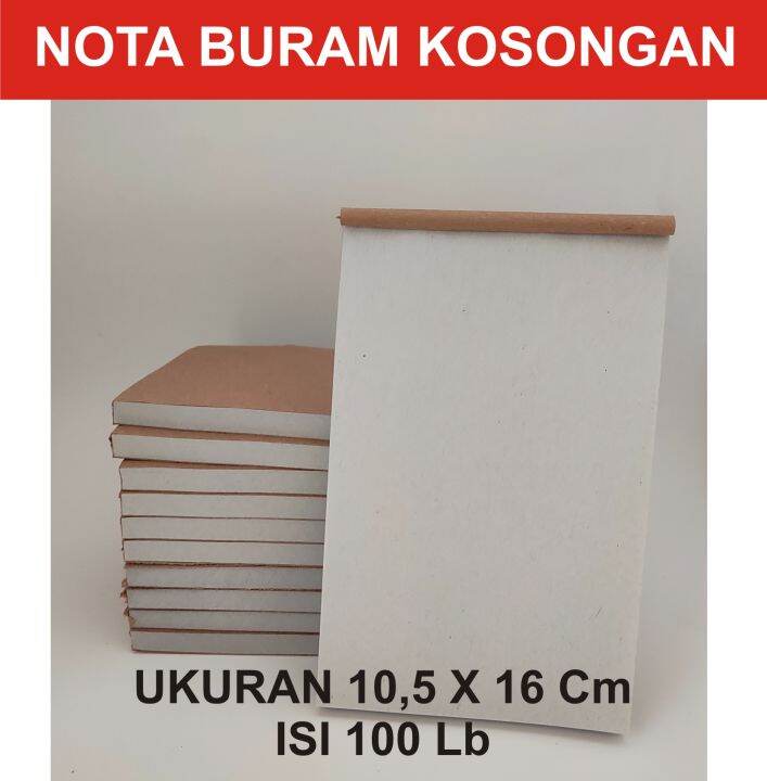 NOTA KOSONGAN KERTAS BURAM | Lazada Indonesia