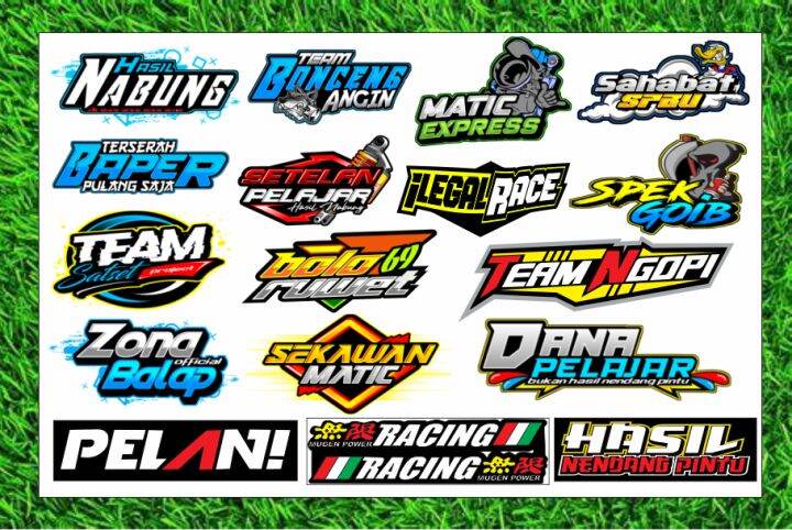 Stiker Pack Kata Kata Racing Viral | Lazada Indonesia