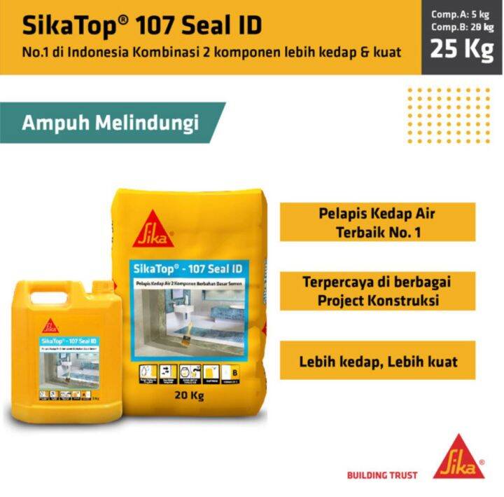 Sika Top Seal id 25 kg ( 2 komponen ) | Lazada Indonesia
