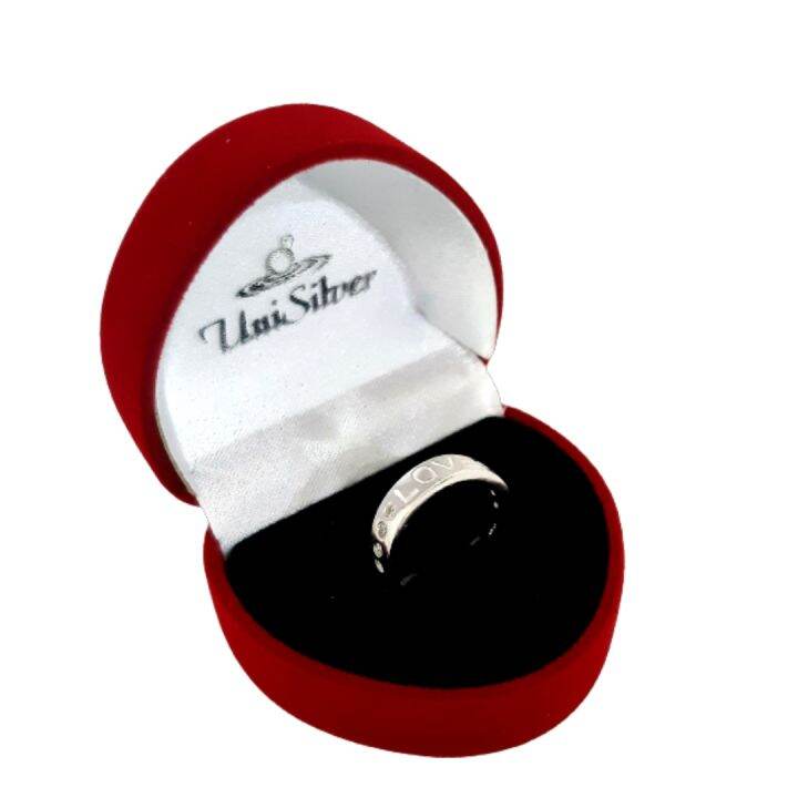 Unisilver 925 Sterling Silver Unisex Band Ring (UC118-1001) | Lazada PH