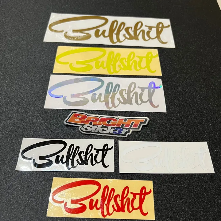 STICKER STIKER BULSHIT CUTTING | Lazada Indonesia
