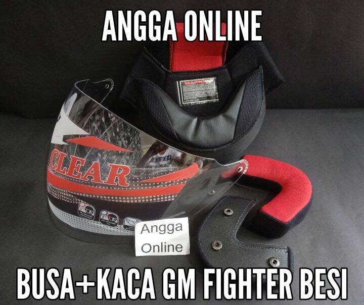 PREMIUM Busa Helm GM Fighter Besi + Kaca Helm GM Fighter | Lazada Indonesia