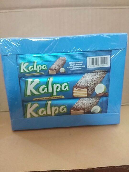 Kalpa wafer coklat kelapa 1 box isi 12 bungkus | Lazada Indonesia