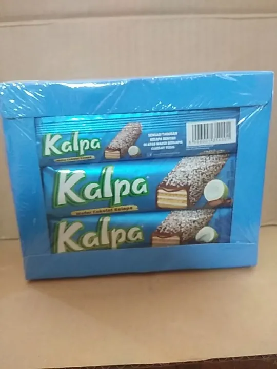 Kalpa wafer coklat kelapa 1 box isi 12 bungkus | Lazada Indonesia