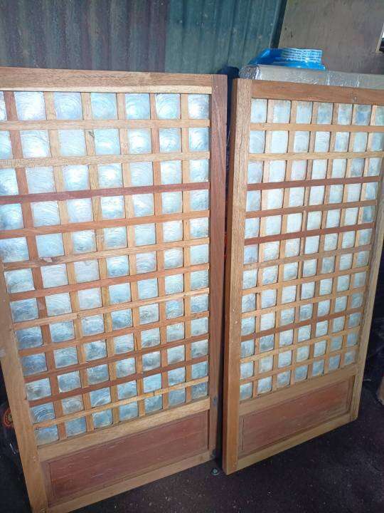 capiz window 2x4 sold per 1pc( old wood use) | Lazada PH