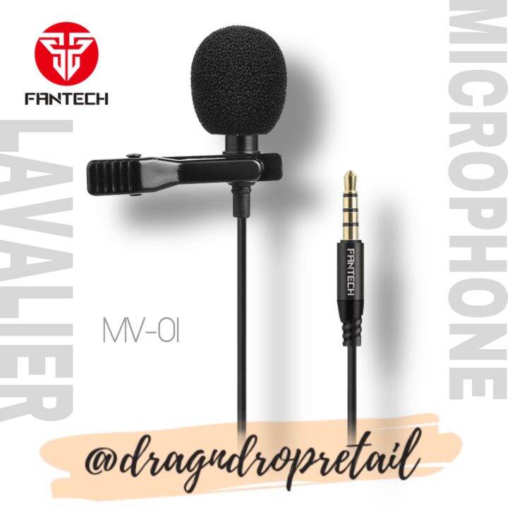 FANTECH MV-01 Lavalier Microphone | Lazada PH