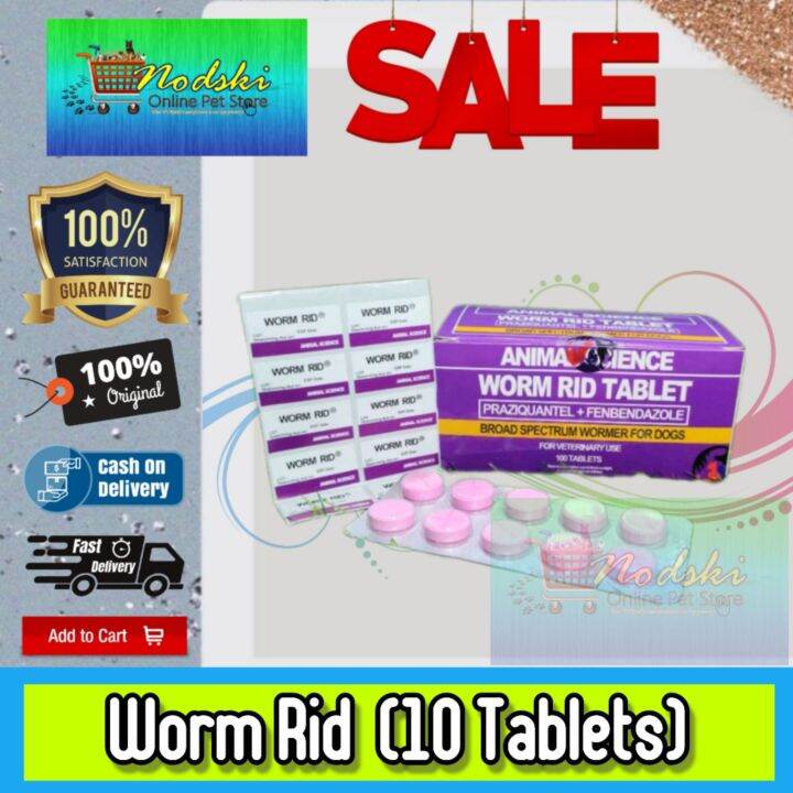 [NOPS] Animal Science WormRid Tablet | Lazada PH
