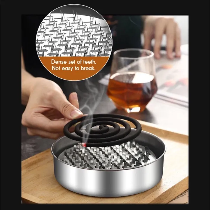 Mosquito coil holder large metal Repellent rack/ with cover | Lazada PH
