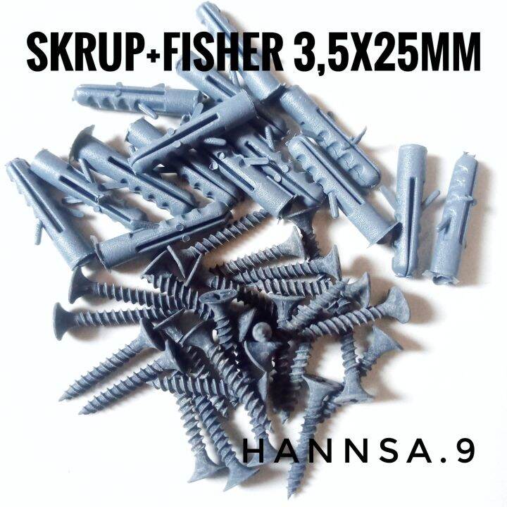 Baut Skrup Fisher isi 10 set | Lazada Indonesia