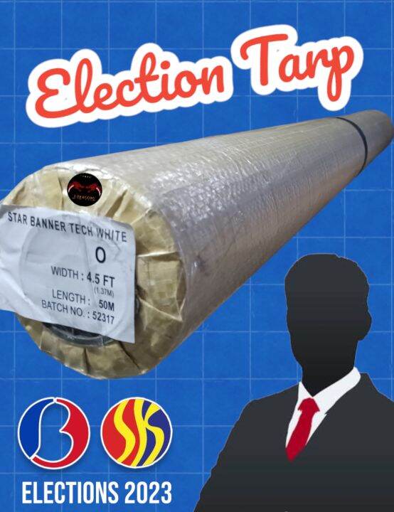 4.5ft Election Tarp (Manipis) | Lazada PH