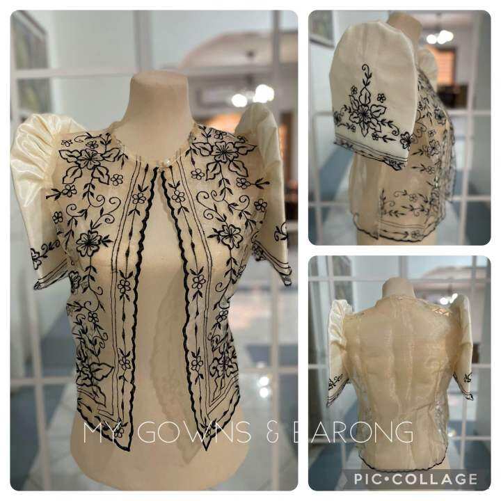 Modern Filipiniana Bolero Long | Lazada PH